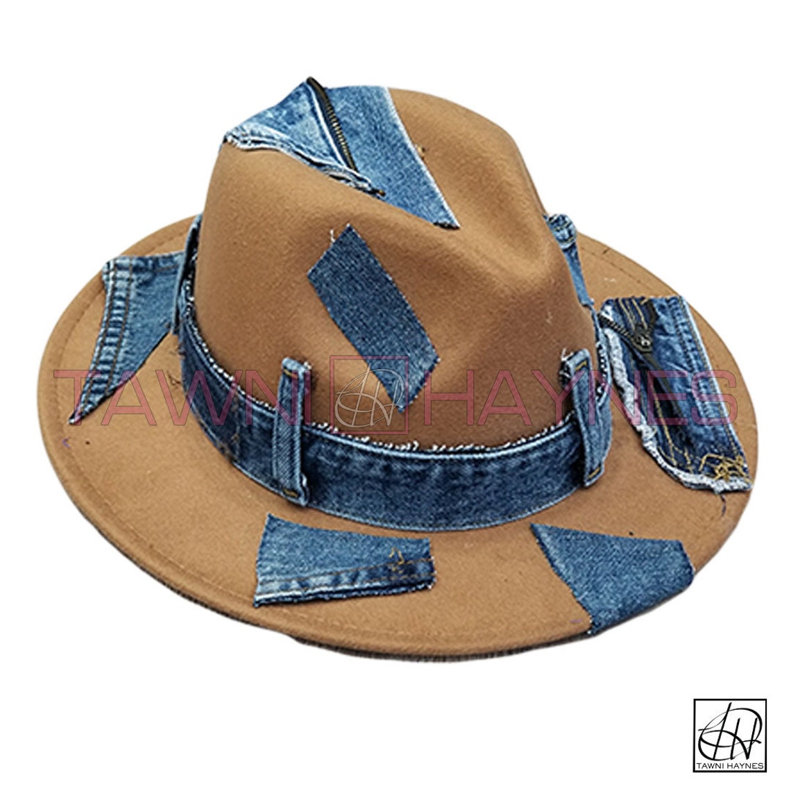 Deconstructed Denim Hat - Etsy