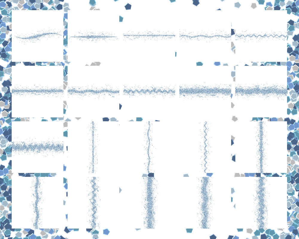 Blue Glitter Digital Overlays - 9 Seamless Messy and Chunky Winter ...