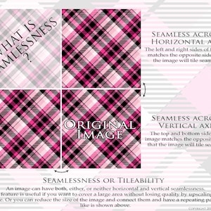 Pink Plaid Digital Paper Pack - Printable Scrapbooking Paper for ...