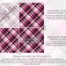 Pink Plaid Digital Paper Pack Printable Scrapbooking Paper for ...