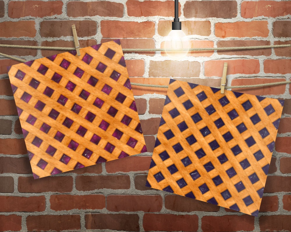 Sweet Berry Pie Digital Paper Pack - 9 Seamless Cherry Pies Printable ...