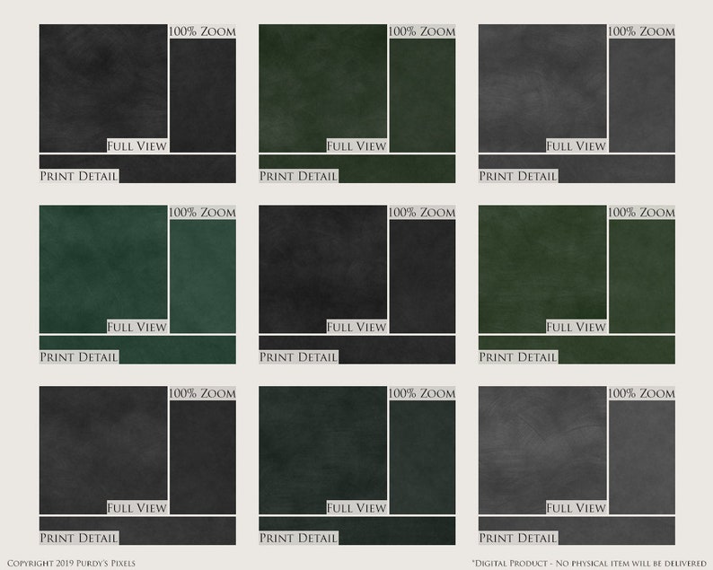 Chalkboard Digital Paper Pack - 9 Seamless Blackboard Printable ...