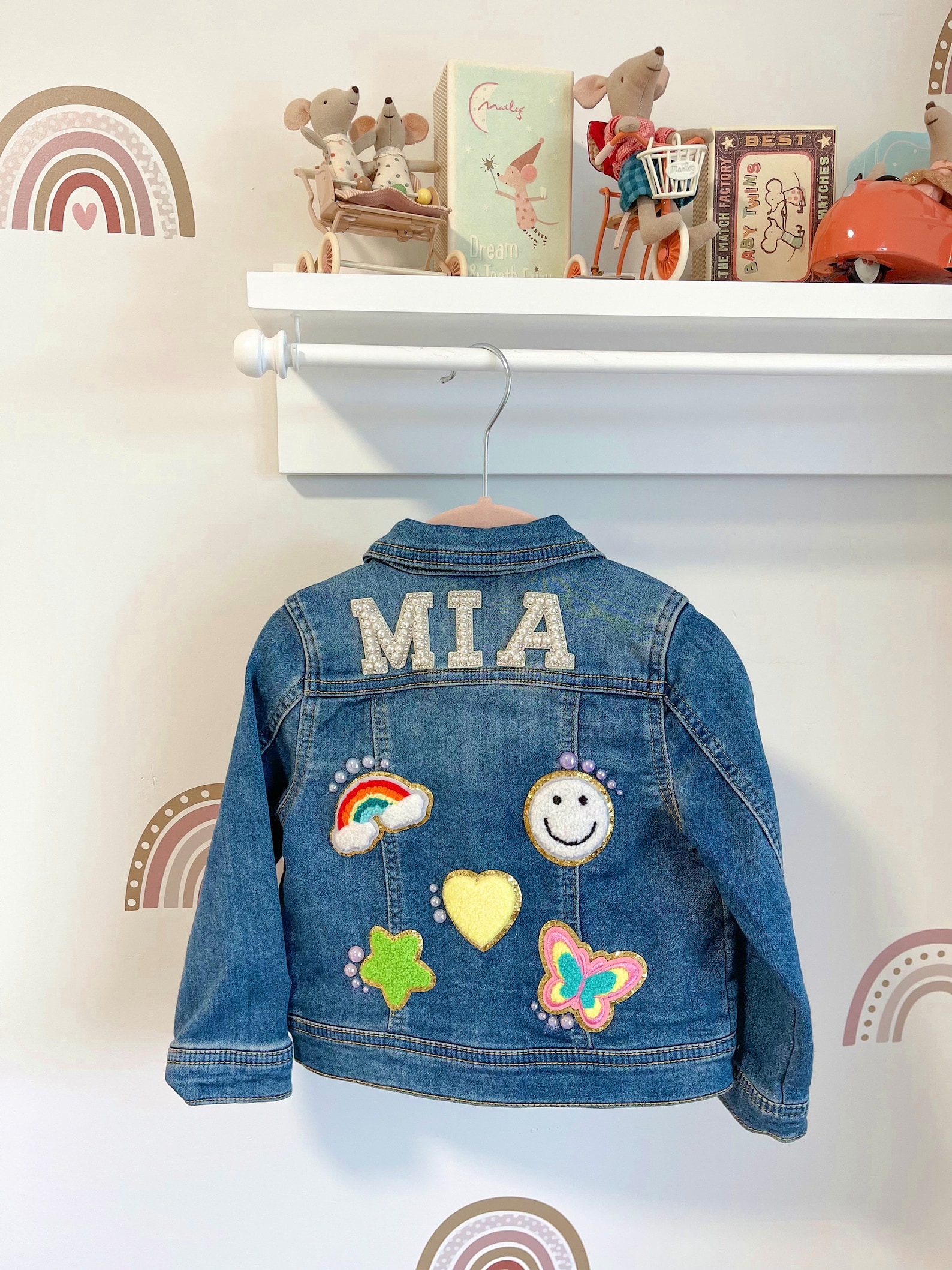 Personalized Girls Denim Jacket, Name Jacket, Custom Denim Jacket - Etsy