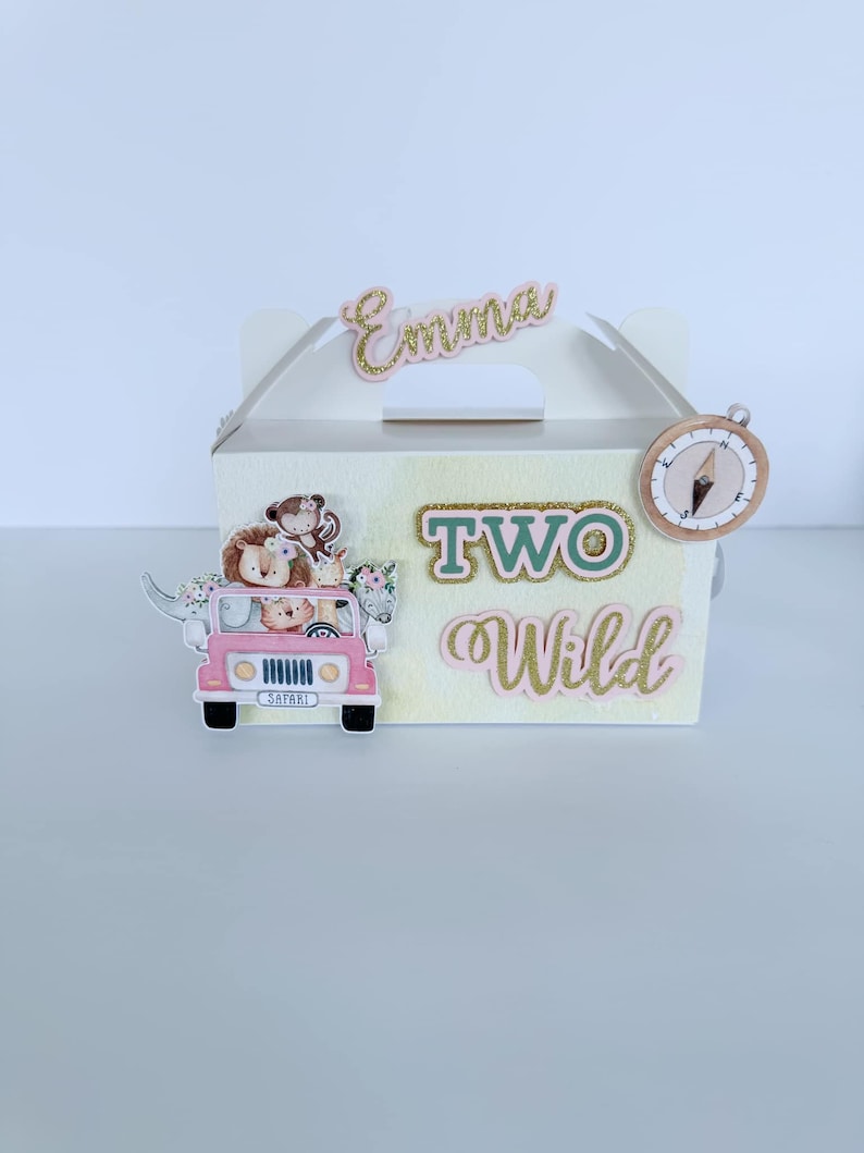 Gable Box Two Wild - Two Wild Party Favor - Two Wild Personalized - Etsy