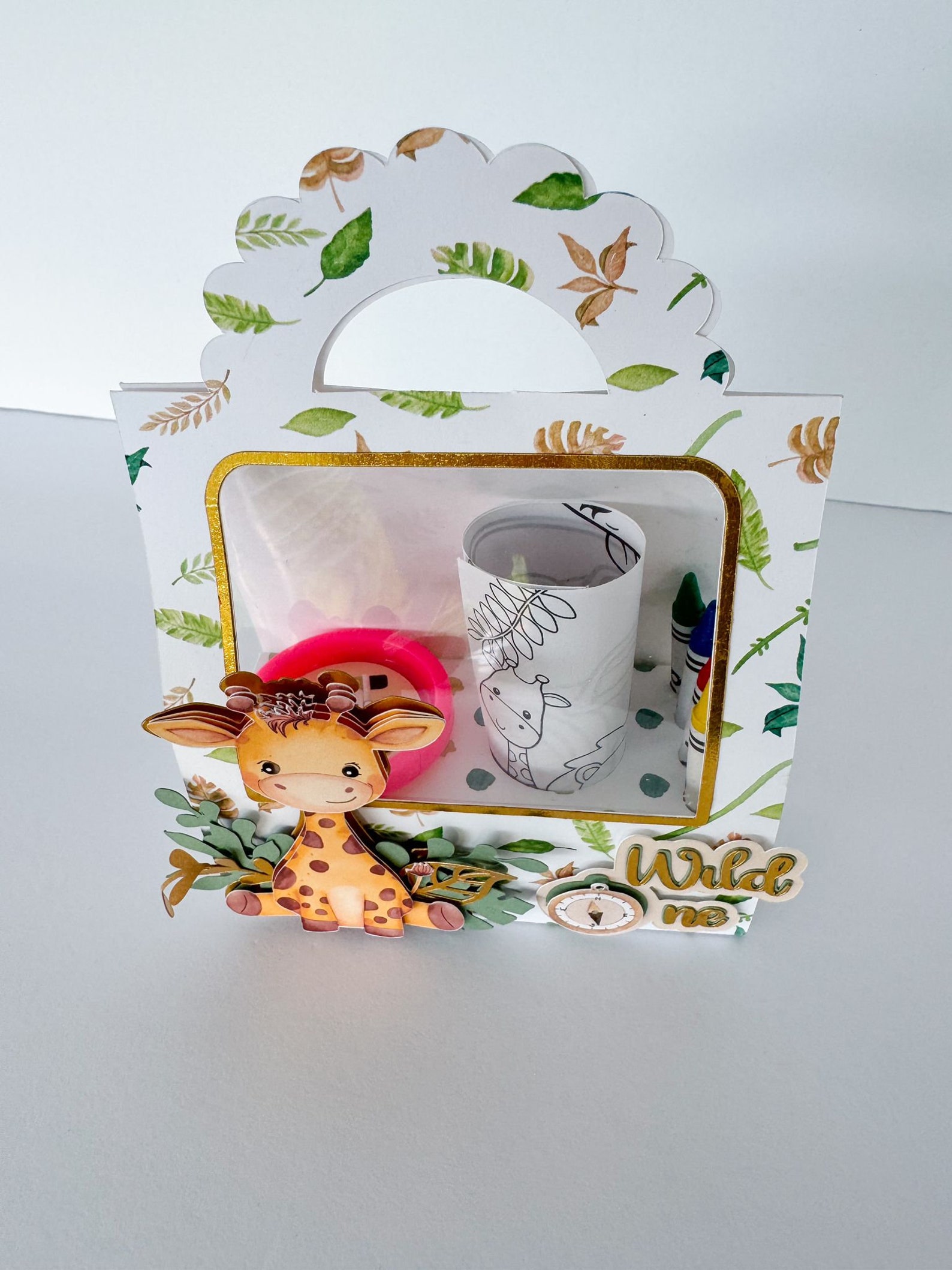 Wild One Coloring Bag Party Favor - Wild One Party Favor - Safari Party ...