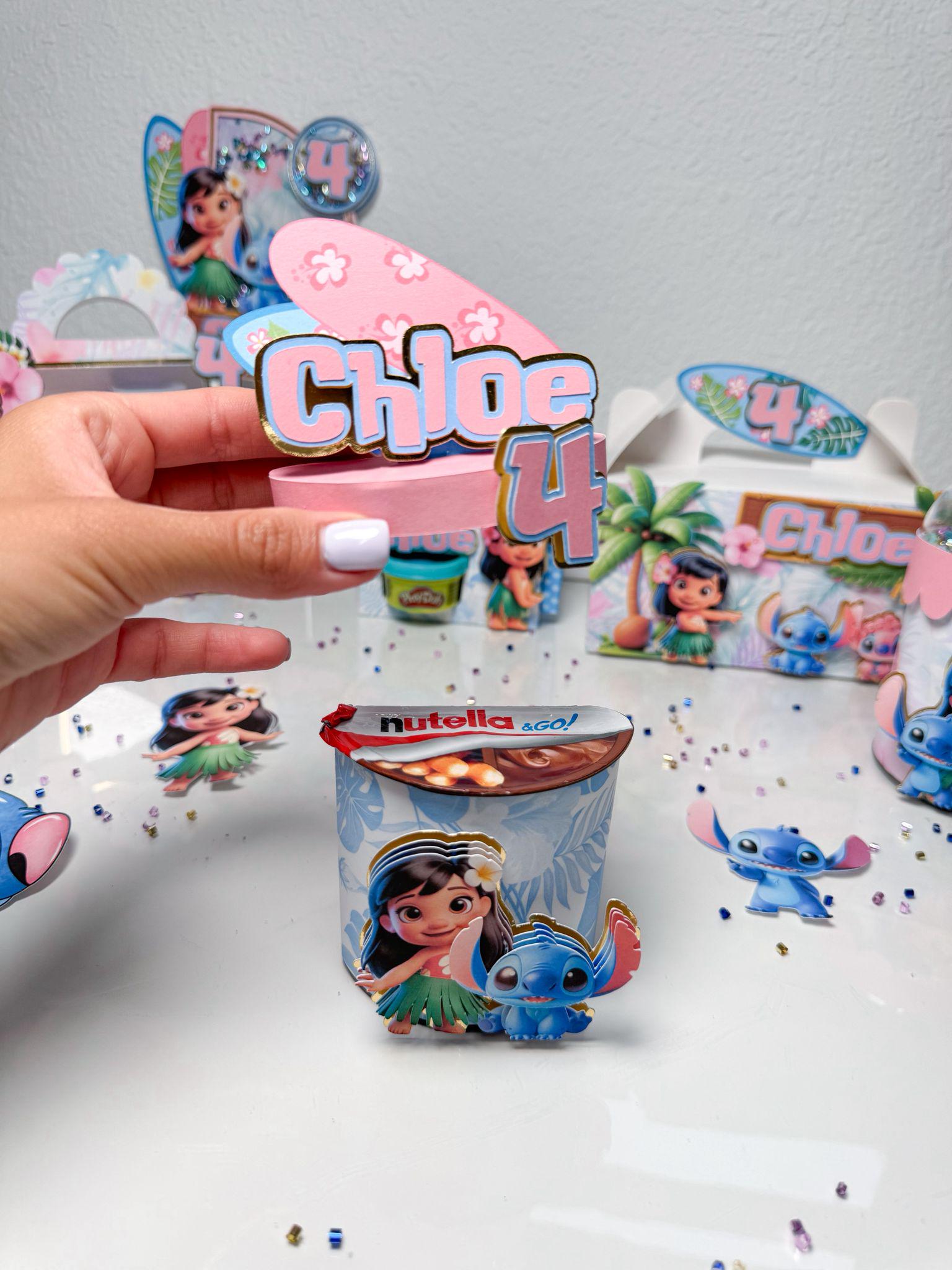 Lilo and Stitch Nutella and Go-stitch Nutella and Go Party Favor-stitch ...