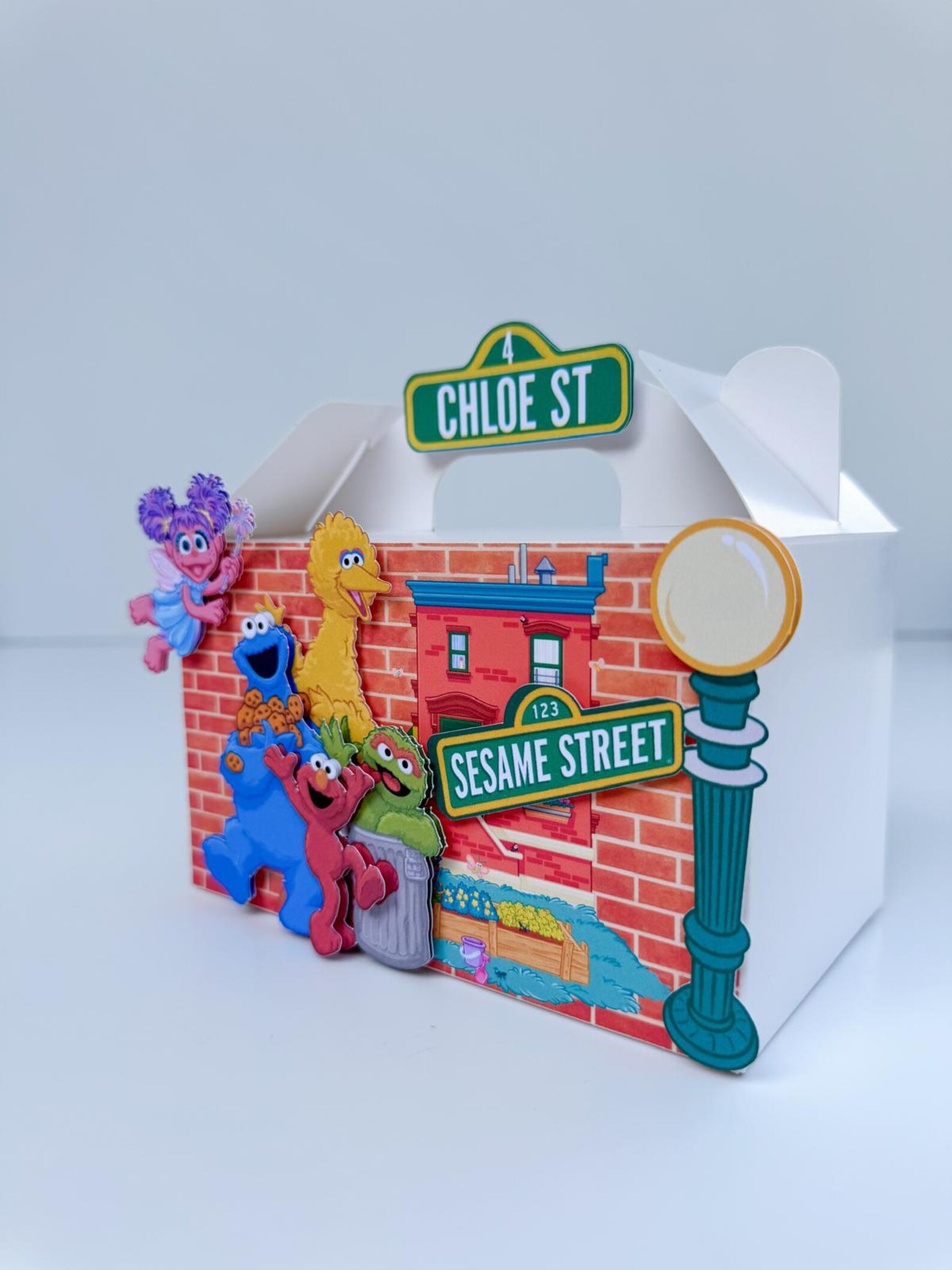 Gable Box Sesame Street Personalized - Elmo-aby Cadabby - Etsy
