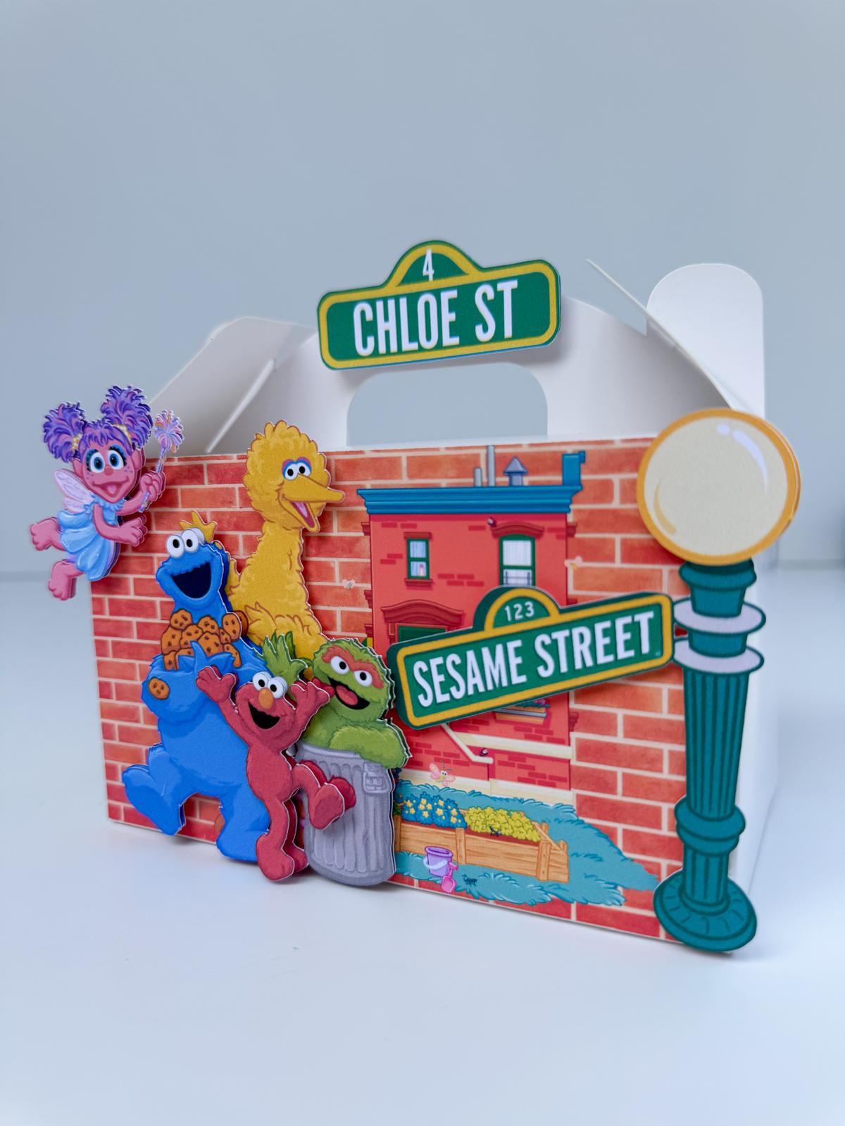 Gable Box Sesame Street Personalized - Elmo-aby Cadabby - Etsy