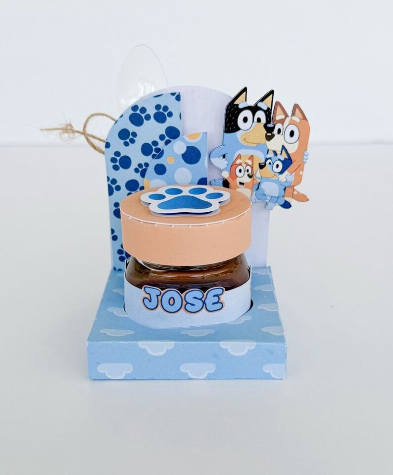 Bluey Mini Nutella - Bluey Mini Nutella Party Favor - Bluey Mini ...