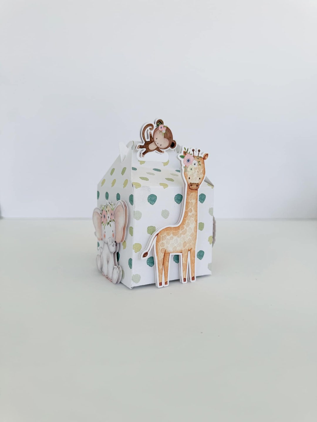 Mini Gable Box Two Wild - Mini Gable Box Two Wild Party Favor - Mini ...