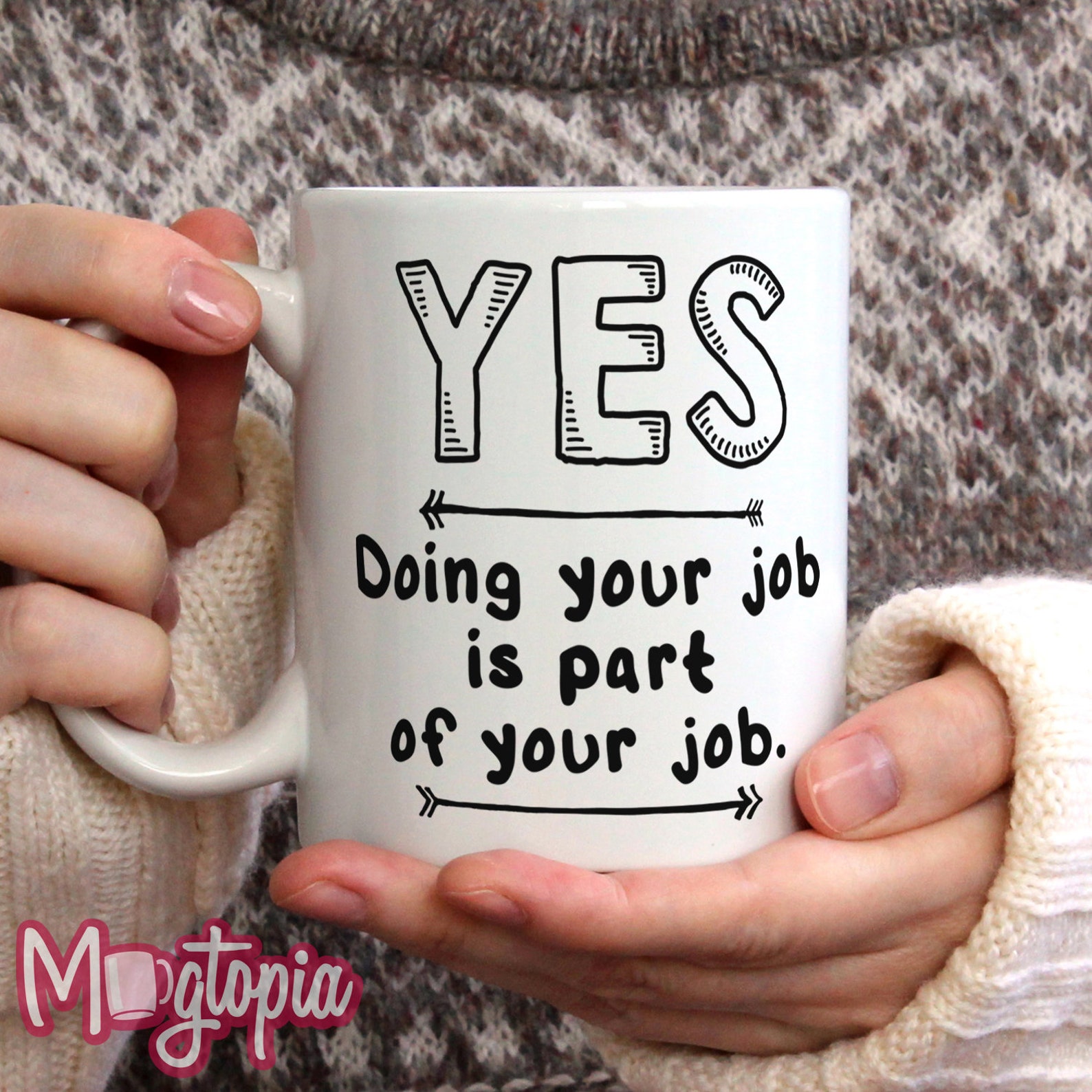 Yes Doing Your Job is Part of Your Job Mug Gift Birthday - Etsy
