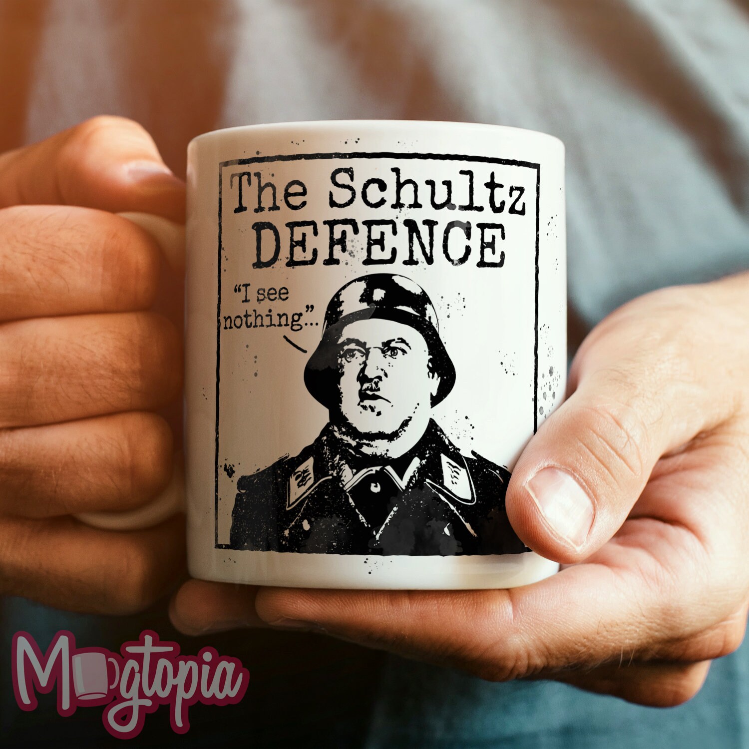 The Schultz Defence Mug "i See Nothing, I Know Nothing" Mug - Funny ...