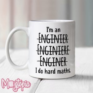 I Do Hard Maths Mug - Birthday School Funny Xmas Coffee Gift - Etsy ...
