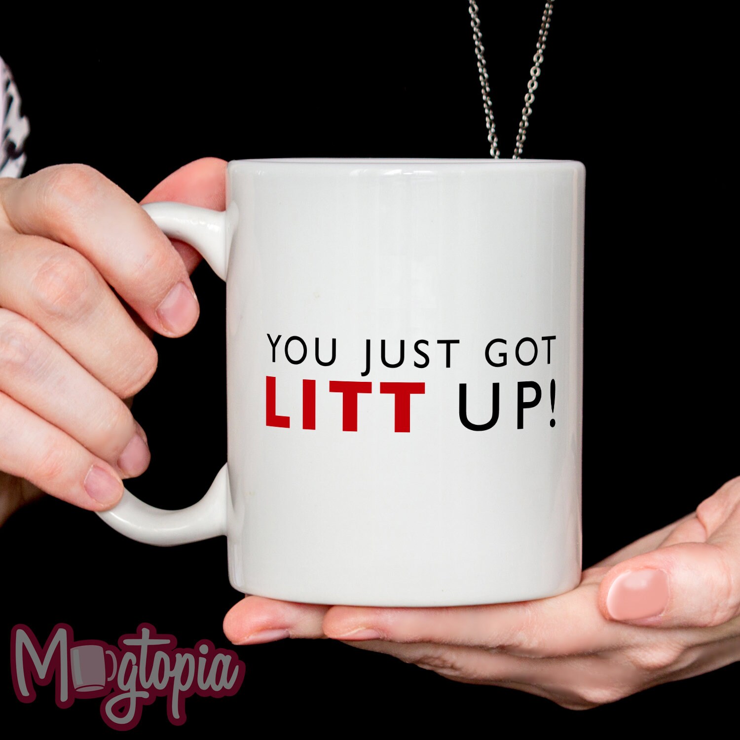 SUITS You Just Got LITT UP Mug Gift Birthday | Etsy