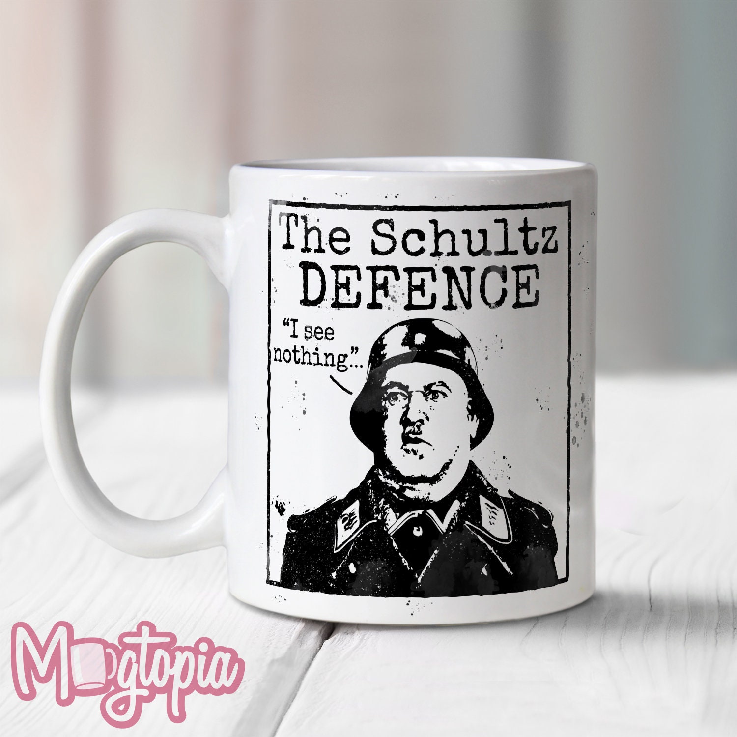 The Schultz Defence Mug "i See Nothing, I Know Nothing" Mug - Funny ...