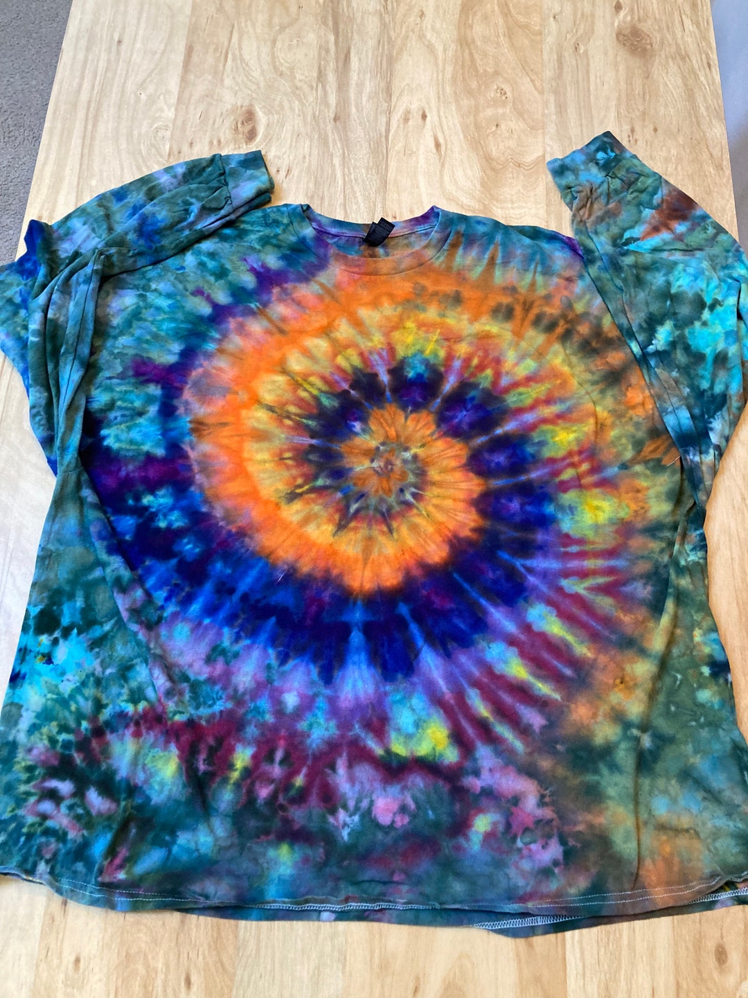 5XL Shirt | Handmade Spiral Swirl Shirt | Trippy Tie Dye Tee | Super ...