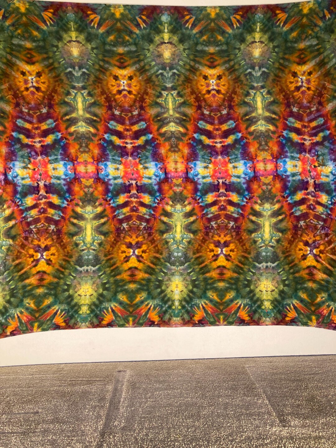 Psychedelic Wall Hanging Trippy Tie Dye Tapestry Ice Dye Tapestry ...