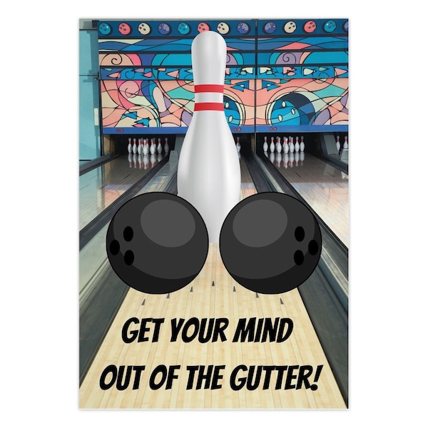 Funny Bowling Birthday Card - Etsy
