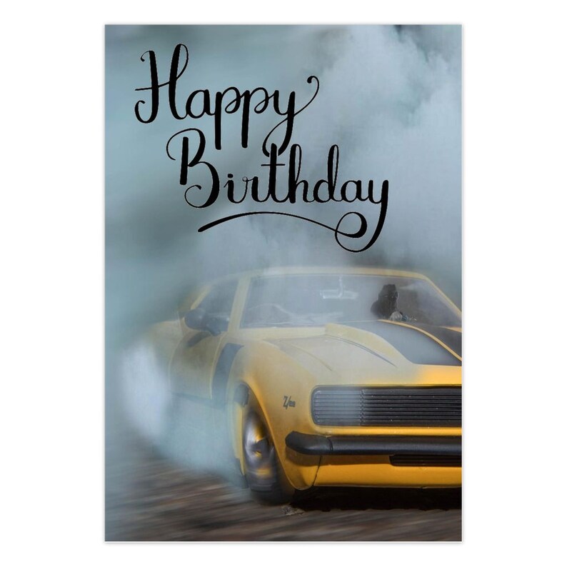 Racing Birthday Card - Etsy