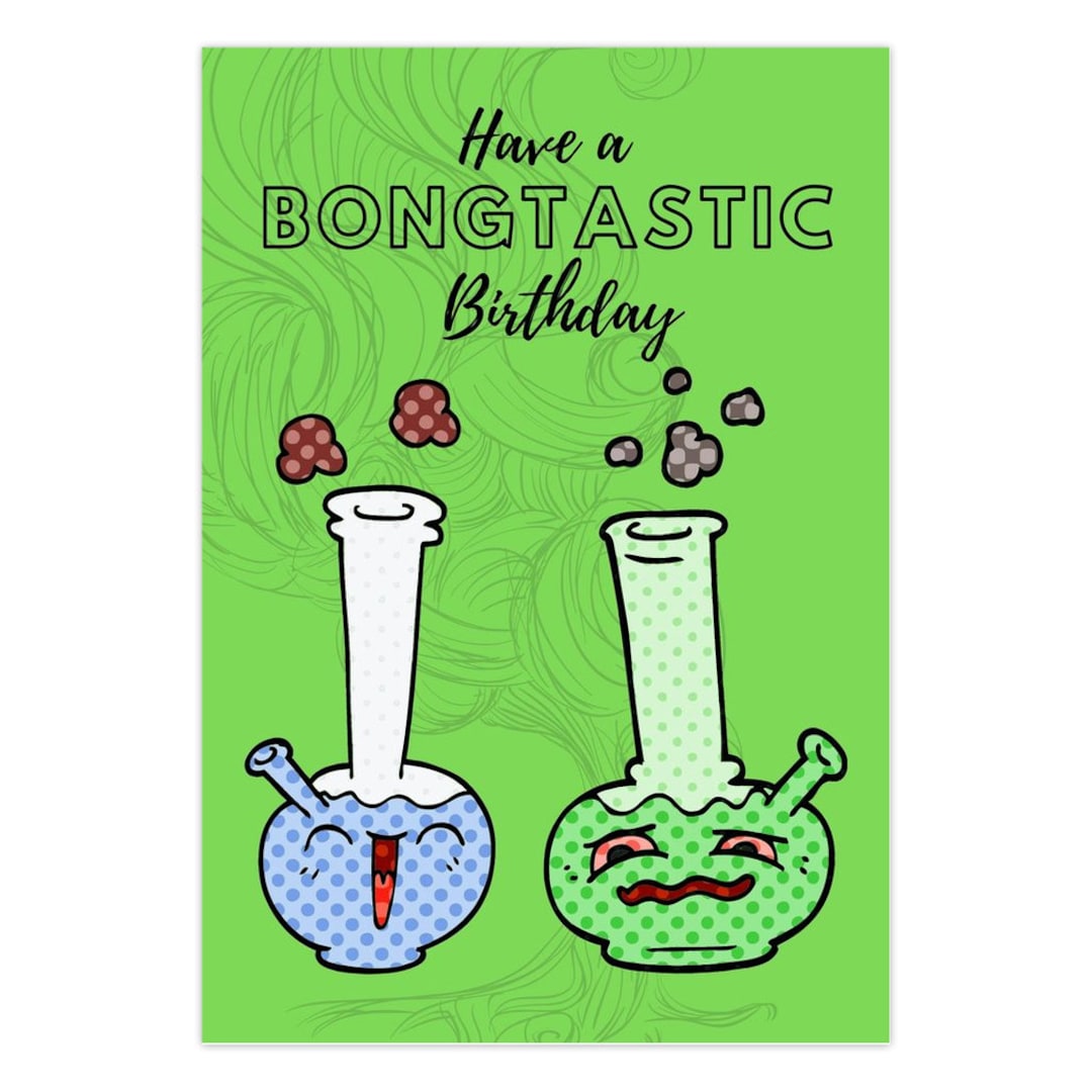 Stoner Printable Birthday Card - Etsy