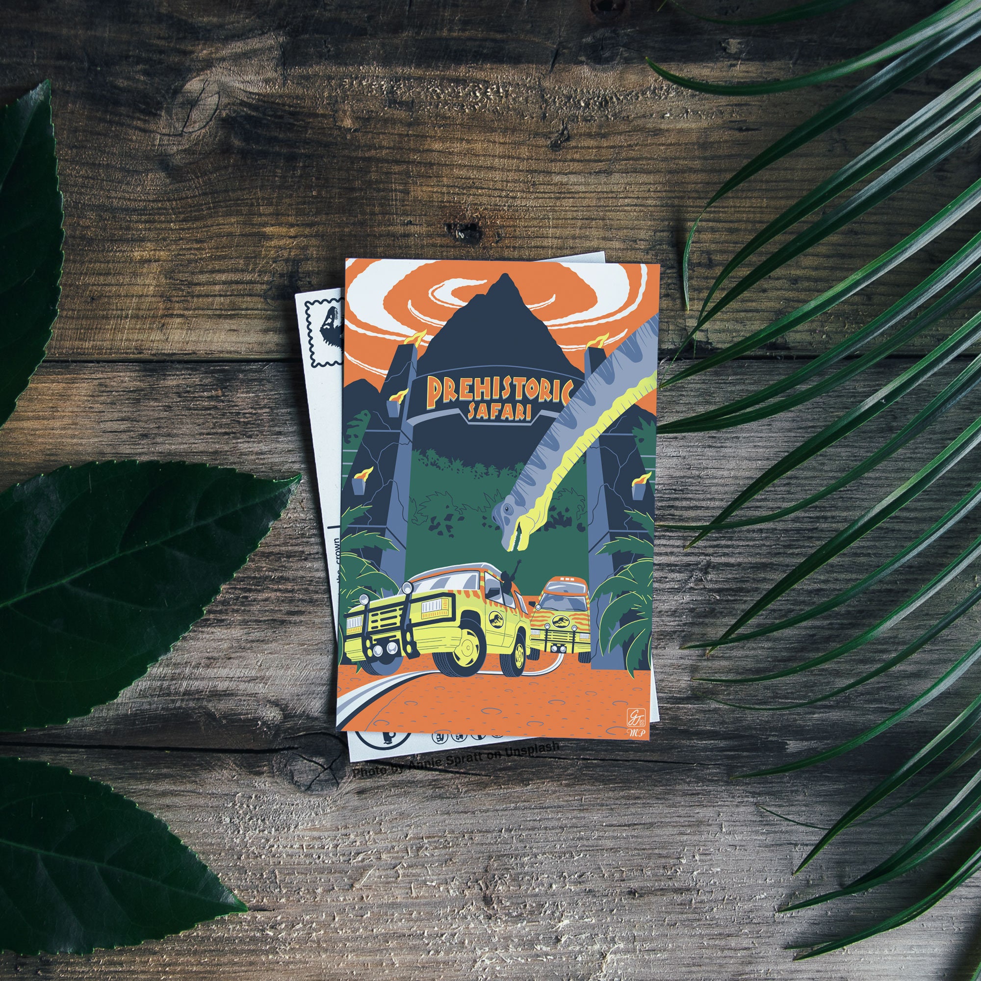 Prehistoric Safari Jurassic Park Poster Art Print - Etsy