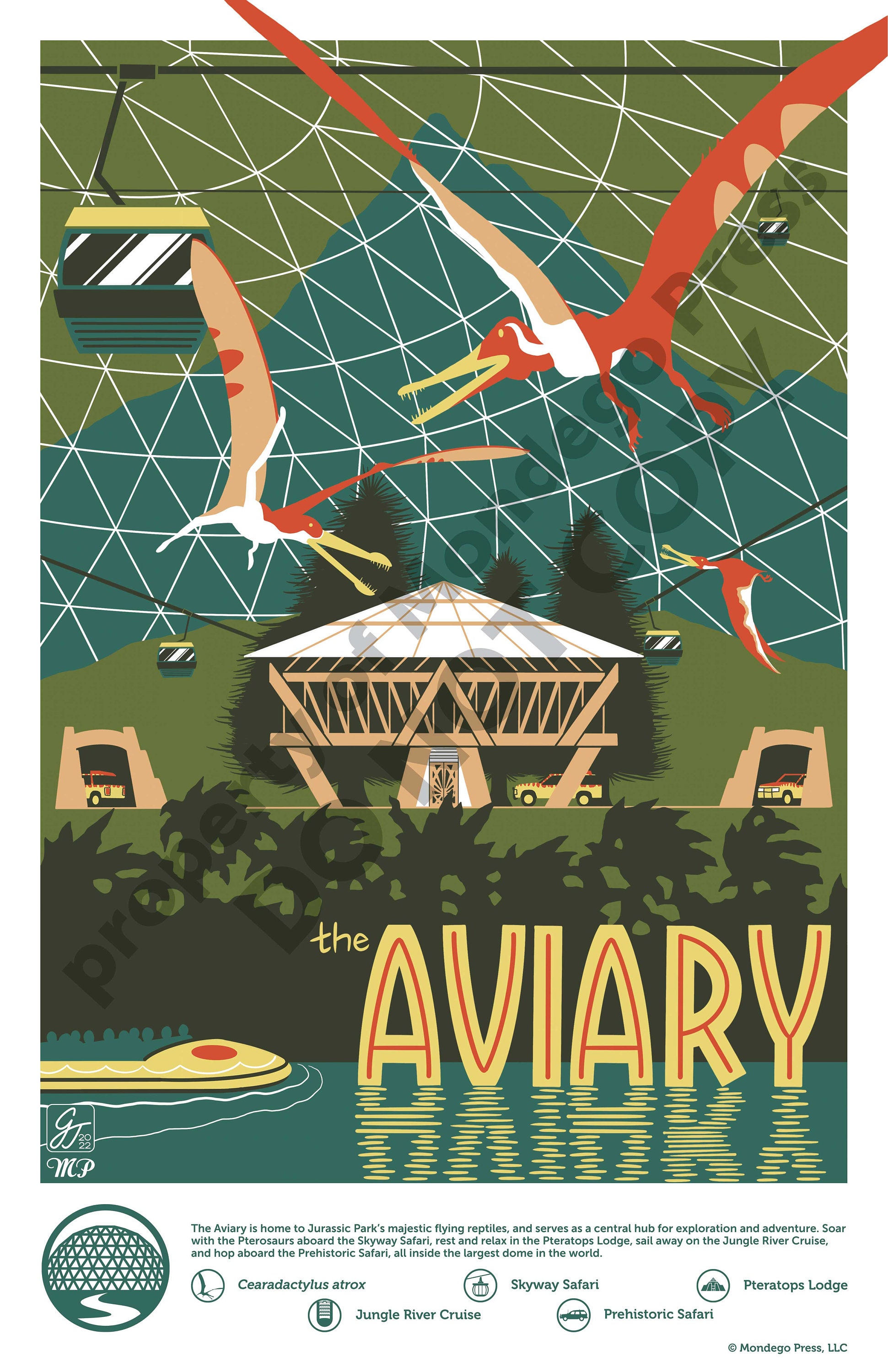 Jurassic Park Print Collection Wall Hangings Art - Etsy