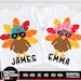 Outlined Thanksgiving Turkey Pumpkin Svg, Png, Clipart, Cute Fall ...