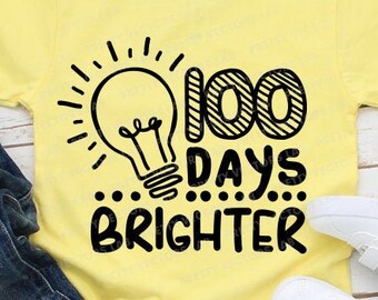 100 Days Sharper Svg 100th Day of School Svg Dxf Eps Png | Etsy