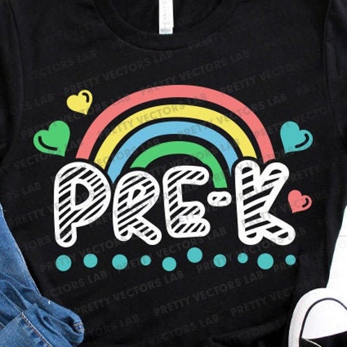 Pre-k Squad Svg Hand Letter Design Png Eps Dxf Svg Cut - Etsy