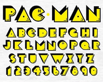 Pacman svg | Etsy