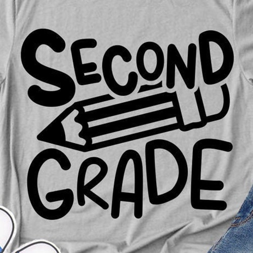 Ready to Hit 2nd Grade Svg Boy Second Grade Back to School | Etsy