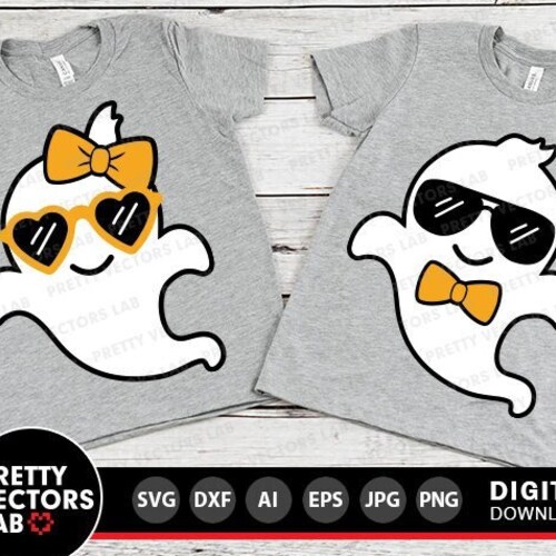 Ghost SVG. Kids Halloween Clipart. Cute Girl Ghost With Bow - Etsy