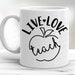 Live Love Teach Svg, Teacher Svg, Back to School Cut Files, Teacher ...