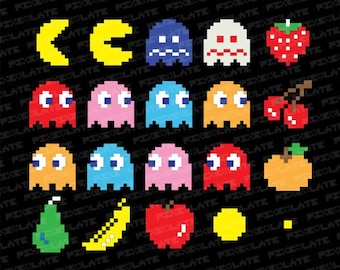 Pacman svg | Etsy