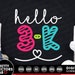 Hello 3K Svg, Back to School Svg, 3-K Cut Files, Teacher Svg Dxf Eps ...
