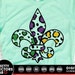 Mardi Gras Svg, Fleur De Lis Svg Dxf Eps Png, Leopard Print Cut Files ...