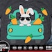 Bunny Svg, Easter Svg, Easter Truck Svg, Boy Bunny in Truck Cut Files ...
