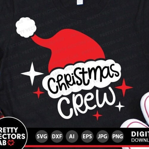 Christmas Crew Svg Christmas Svg Santa Svg Dxf Eps Png - Etsy