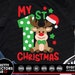 My 1st Christmas Svg, Boy Reindeer Svg, Christmas Svg, Dxf, Eps, Png ...