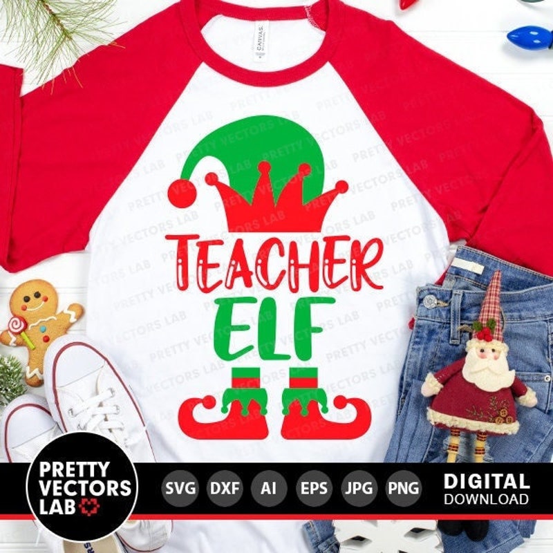 Christmas Elves Svg - Etsy