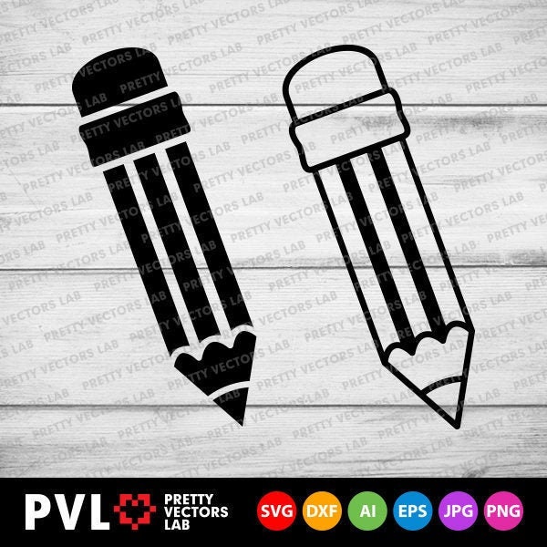 Outline Pencil Svg - Etsy