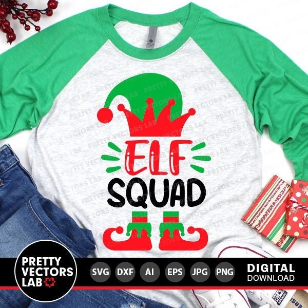 Elf Squad Svg - Etsy