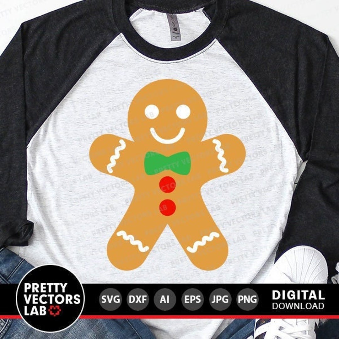 Christmas Svg, Gingerbread Man Svg, Gingerbread Svg, Dxf, Eps, Png ...
