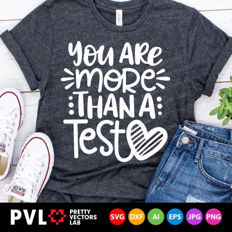 Test Day Svg You Are More Than a Test Svg School Exam Cut | Etsy
