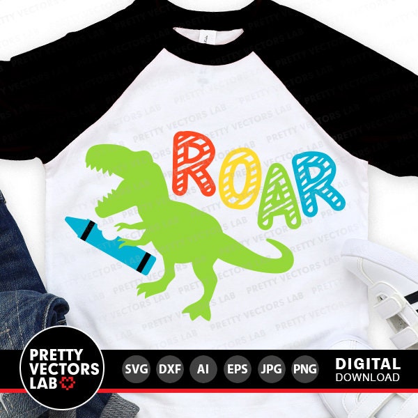 Back to School Dinosaur Svg, 1st Day of School Svg, Kids Shirt Design ...