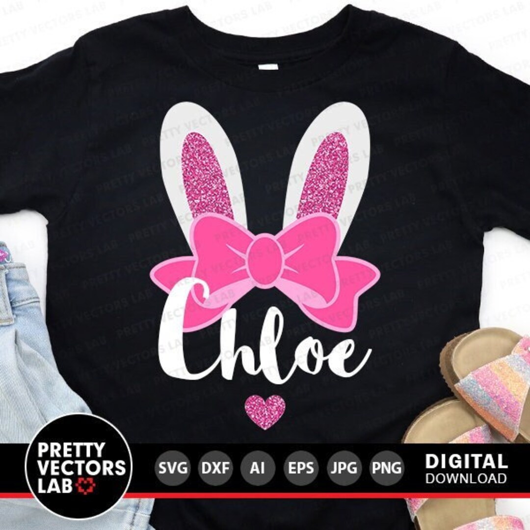 Bunny Svg, Easter Svg, Girl Bunny Cut Files, Cute Bunny Face Svg, Dxf ...