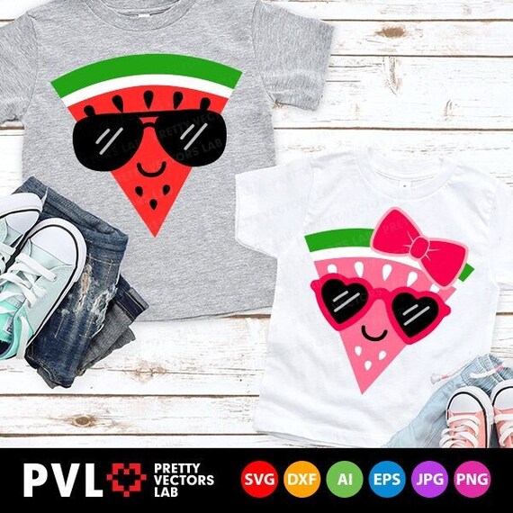 Watermelon Svg Summer Cut Files Cute Watermelons Svg Dxf Eps - Etsy