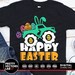 Easter Monster Truck Svg, Happy Easter Cut Files, Easter Eggs Truck Svg ...