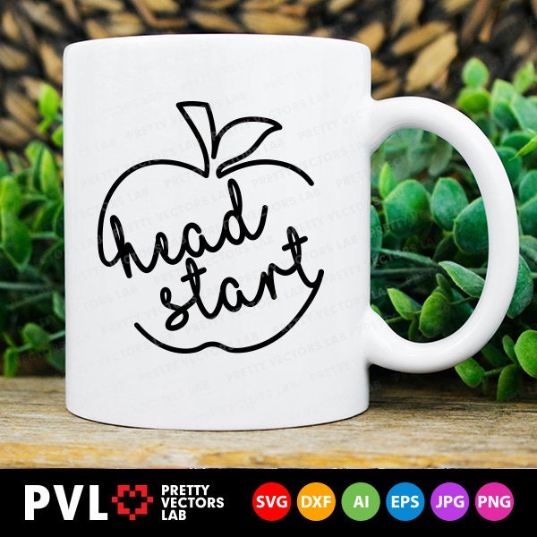 Head Start Svg School Cut Files Back to School Svg Teacher - Etsy