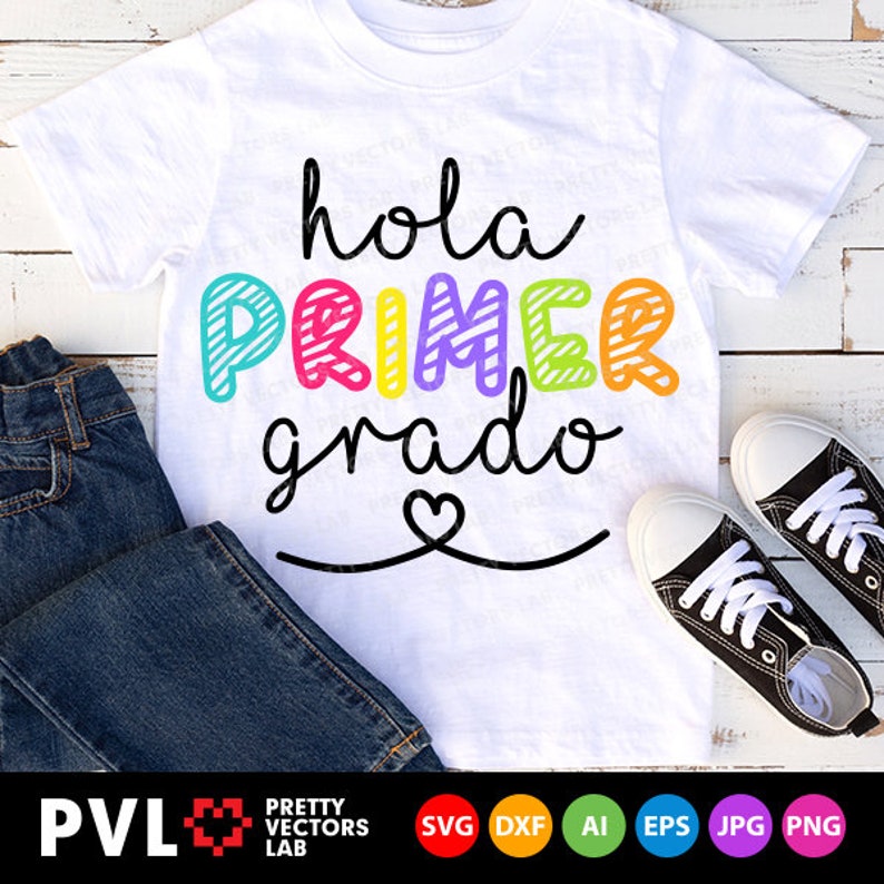 Hola Primer Grado Svg 1st Grade Svg Back to School Svg - Etsy